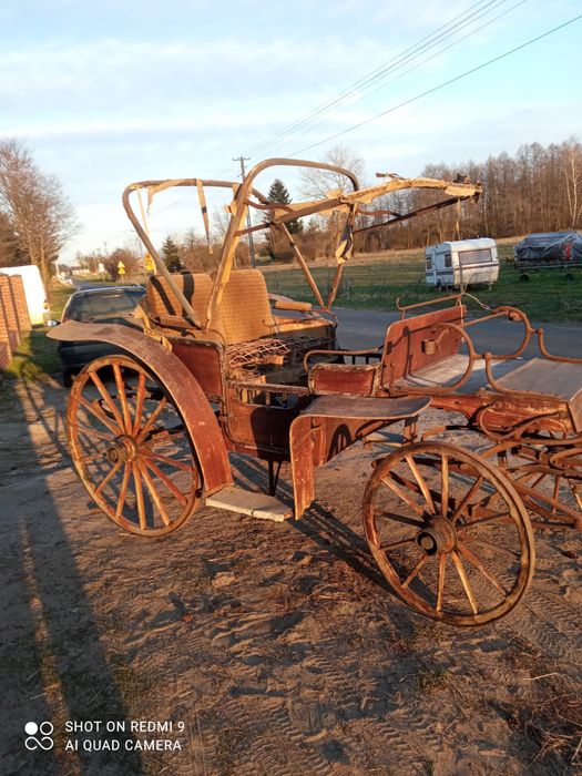 Bryczka konna ok 1900 Geb.Richter Poddębice • OLX.pl