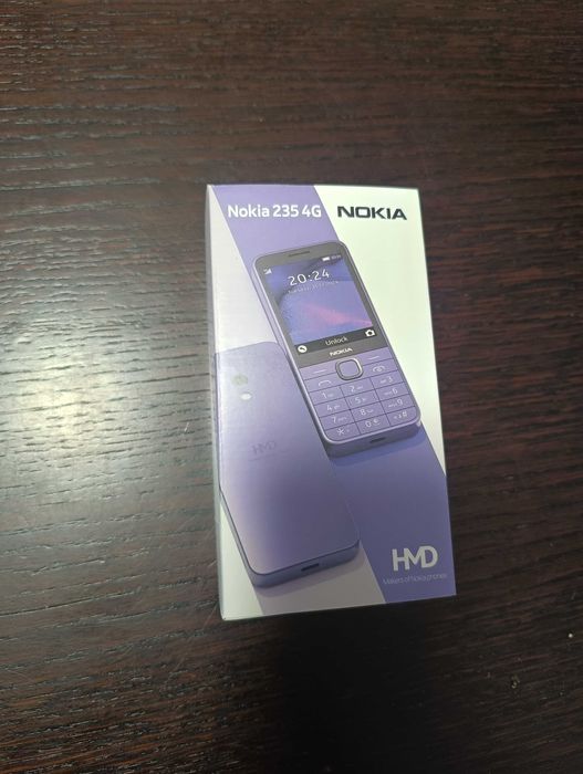 Telefon Nokia 235 4G w kolorze czarnym, Nowy, idealny dla seniora ...