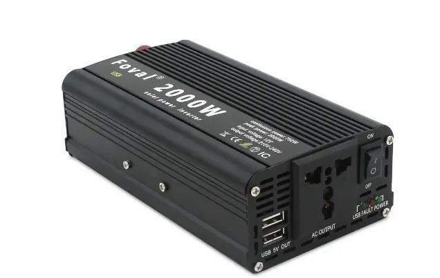Инвертор преобразователь напряжения с чистым синусом Foval 2000W: 950 ...