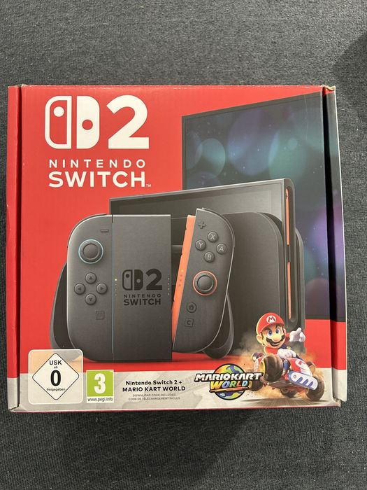 Nintendo Switch 2 – Stan IDEALNY | 4x Joy-Con | Stacja Ładująca ...