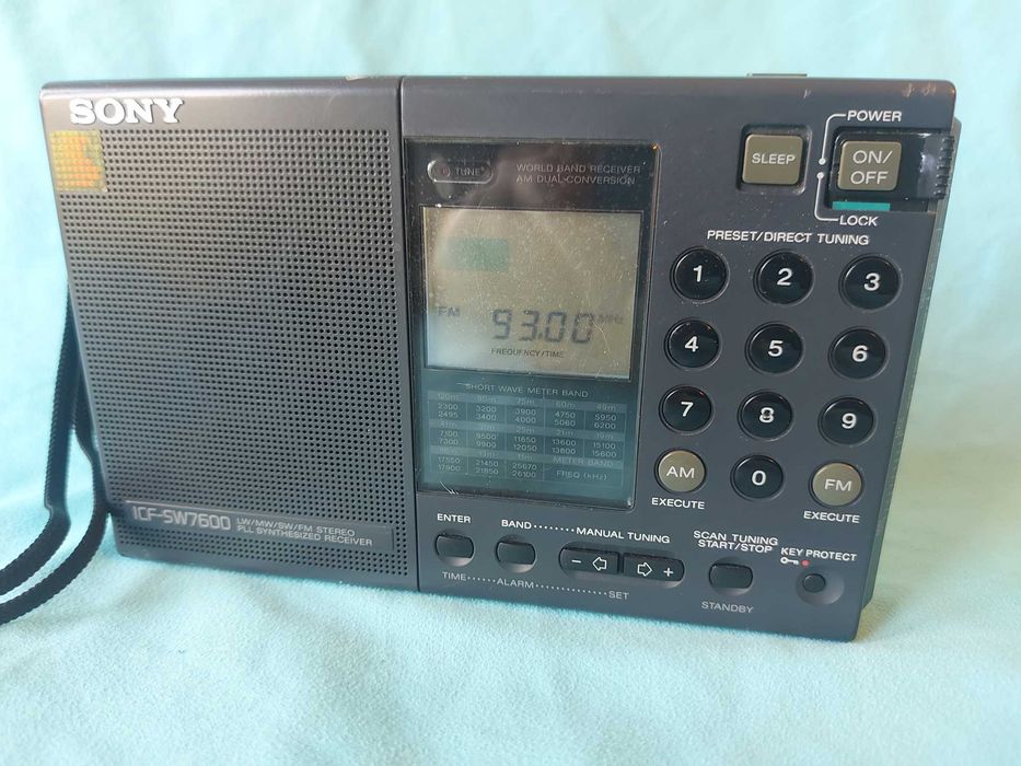 Radio globalne Sony ICF SW 7600. Klasyk vintage. Katowice Bogucice • OLX.pl
