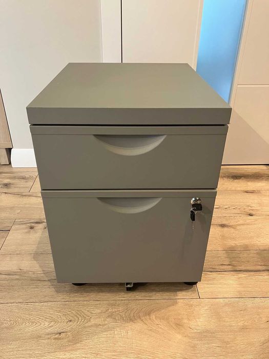 Kontener komoda szafka biurowa Ikea Eric na kółkach Dąbrówka • OLX.pl
