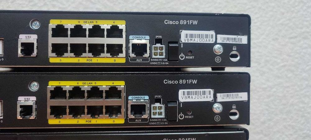 Маршрутизатор Cisco C891FW-А-K9 - Юнісфера: 5 500 грн. - Периферійні ...