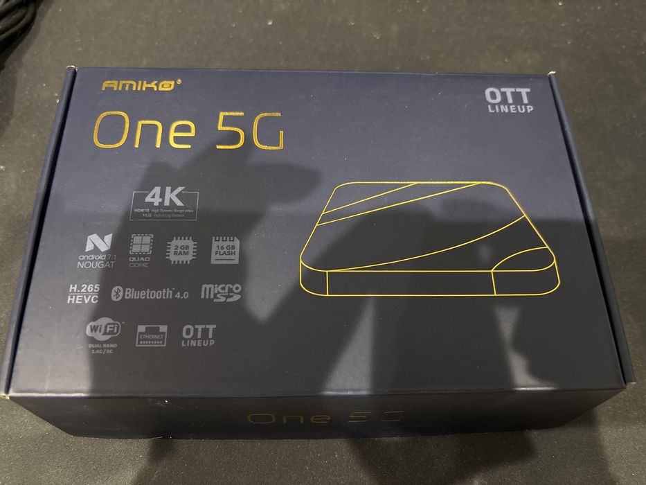 Box OTT Android Amiko One 5G Águas Santas • OLX.pt