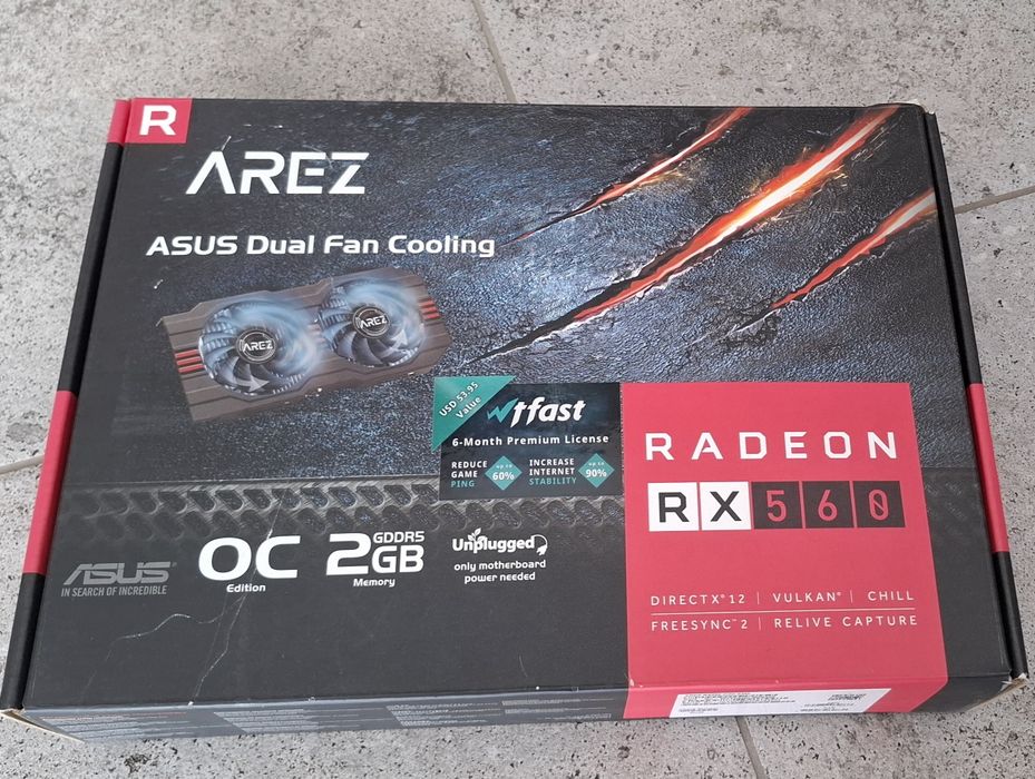 Karta Graficzna ASUS Arez RADEON RX560 EVO 2GB GDDR5 Zawada • OLX.pl