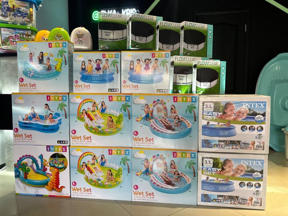 АКЦІЯ -50%‼️ Каркасний басейн Intex Bestway Каркасный бассейн Басейни: 1 499 грн. - Водні види ...