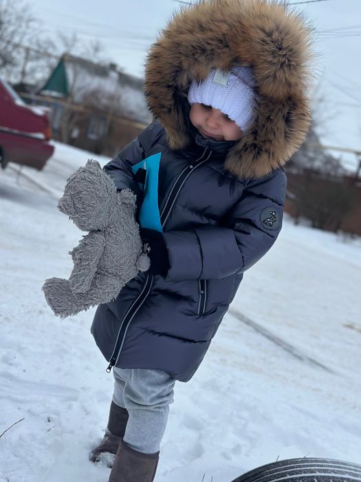 Зимовий пуховик на дівчинку: 1 500 грн. - Одяг для дівчаток Чорноморськ на Olx
