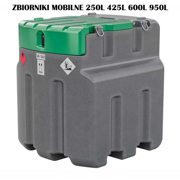 Zbiornik Mobilny JFC Polska 250L, 425L, 600L, 950L, 1000L Atest ADR ...
