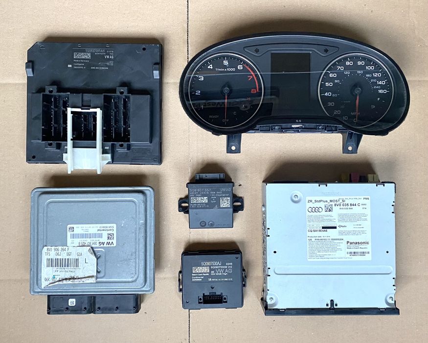 Блоки Audi A4 B8 B9 A5 Q5 80A A3 8V джойстик дисплей блок комфорта BCM ...