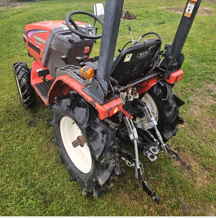 Mini traktorek japoński yanmar ke 40 hydraulika pod pług 4x4 3 cylindr ...