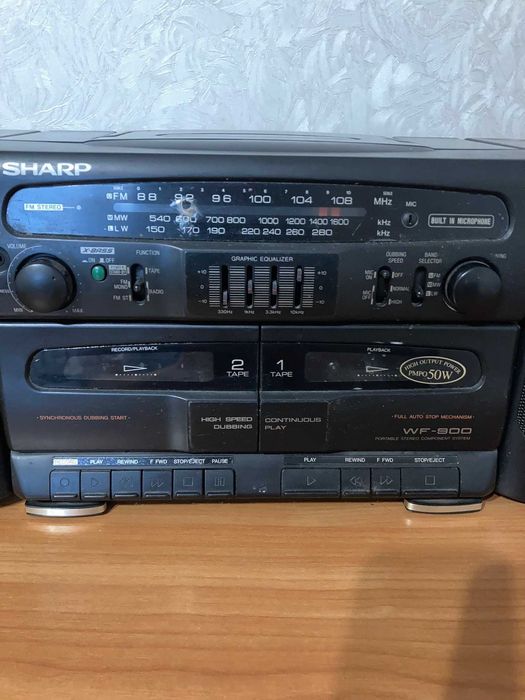 Магнітофон Sharp WF-900H: 1 350 грн. - Магнітоли Черкаси на Olx
