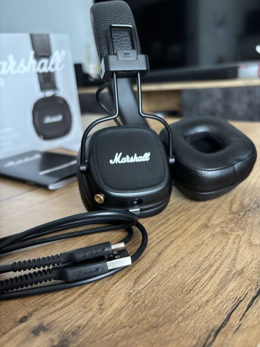 Marshall Major IV bt Nauszne Słuchawki Oryginalne Bluetooth Bezprzew ...