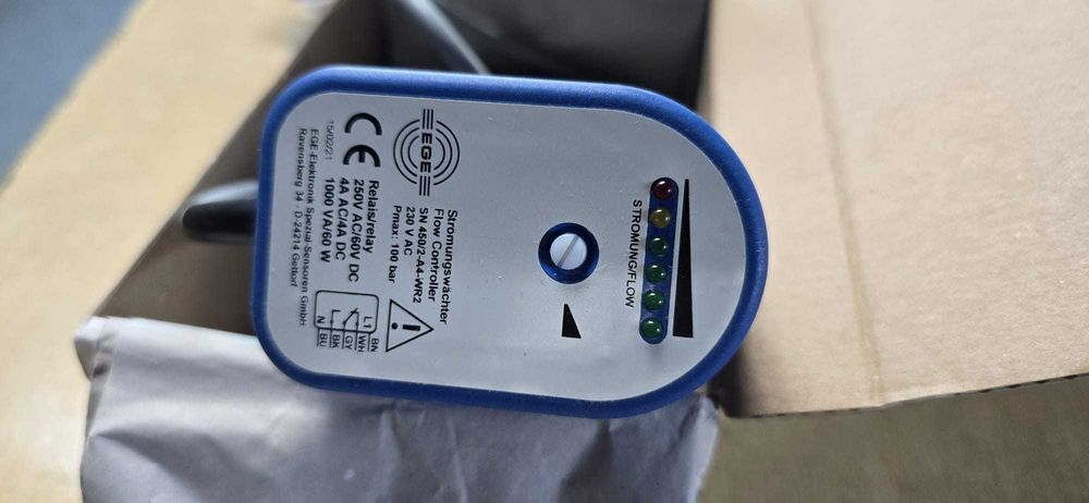 Czujnik przepływu SN 450/1 WR2-VA – EGE Elektronik Rzeszów • OLX.pl