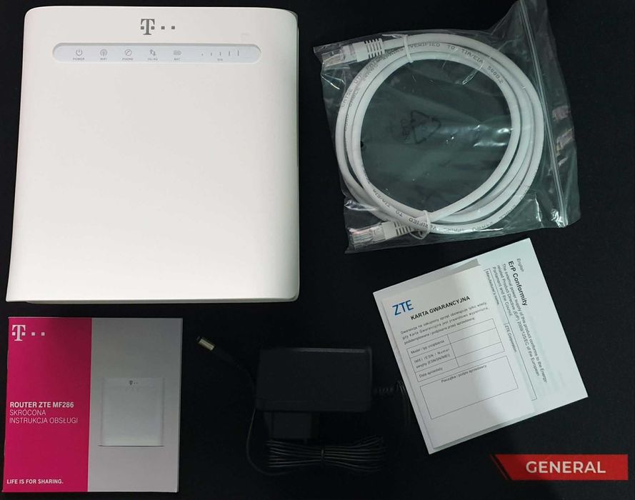 ZTE MF286 – Router LTE 4G – T-Mobile – Nowy – komplet Krosno • OLX.pl