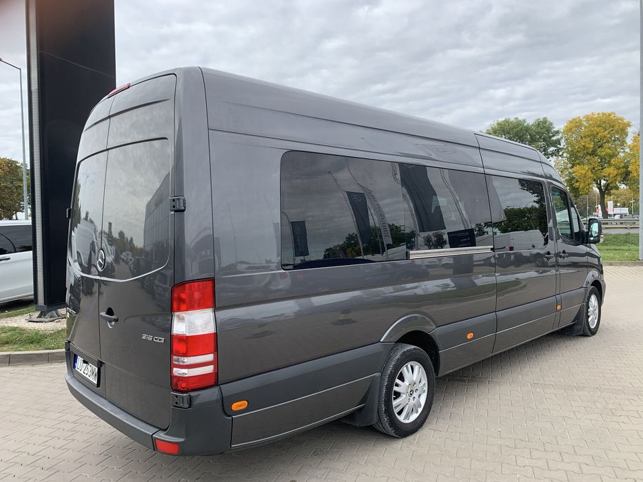 Mercedes Sprinter Max XXL 316 9 osobowy VIP xenon tempomat Kozienice ...