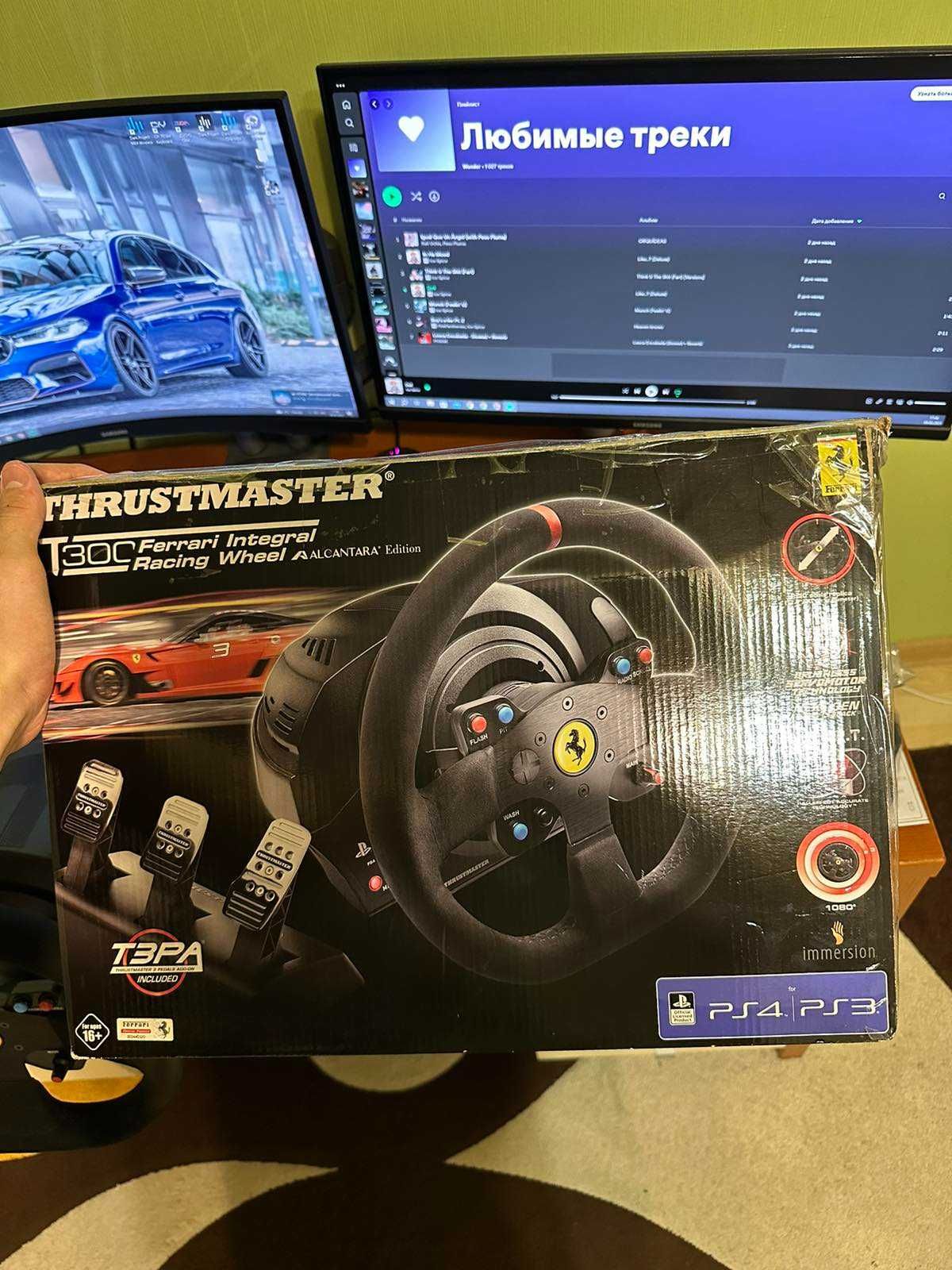 Игровой руль Thrustmaster T300 Ferrari Integral RW Alcantara edition ...