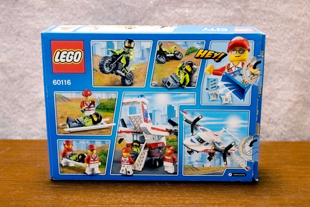 LEGO 60116 - LEGO CITY - Ambulance Plane Gdynia Pustki Cisowskie ...