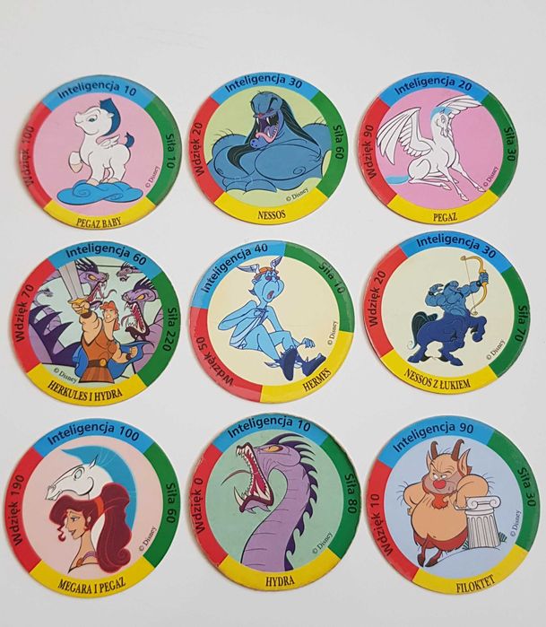 Pełna kolekcja żetony Herkules Star Foods Komplet 44/44 Sieradz • OLX.pl