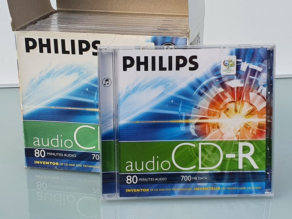 Płyty CD-R Philips AUDIO 700MB Pudełko Box 10szt Dobrzykowice • OLX.pl