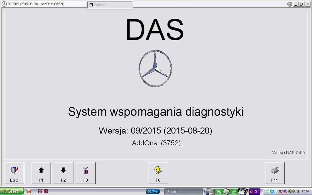 Star Diagnosis Diagnoza MB C3 osobowe i ciężarowe. Laptop Dell ...