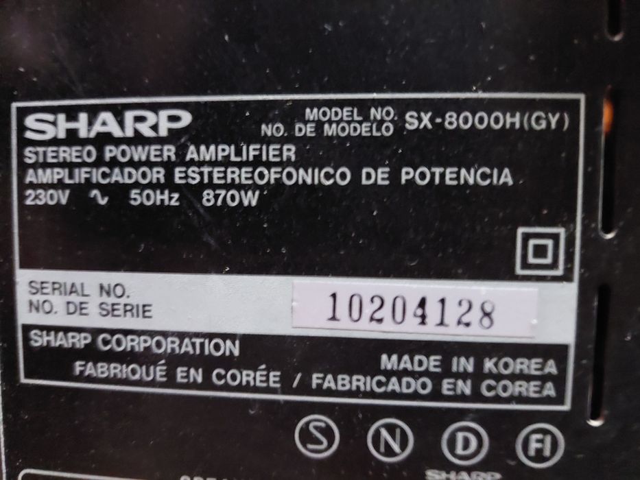 Wieża sharp system-8000 Pszczela Wola • OLX.pl