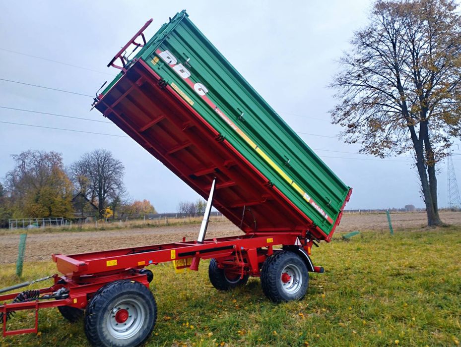 Przyczepa rolnicza Metaltech db 6 wywrotka Zakrzówek • OLX.pl