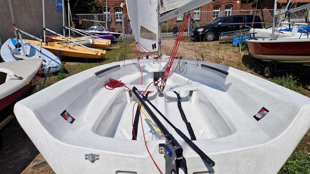 Topper Omega 4,7m + wózek slipowy (2) Łódź żaglowa żaglówka Jarocin ...