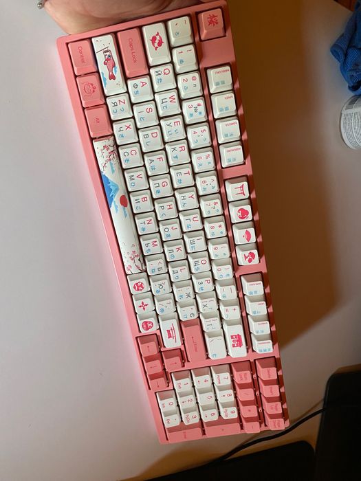 Клавіатура Akko 3098B World Tour-Tokyo R2 RGB TTC Speed Silver Pink: 3 ...