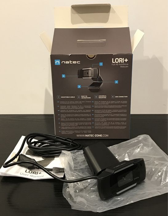 Kamera internetowa Natec Lori Plus Full HD 1080p jak NOWA kamerka ...