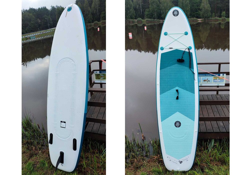 SUP dmuchana deska pływania Paddle-Board 300 cm z finem NOWA ...