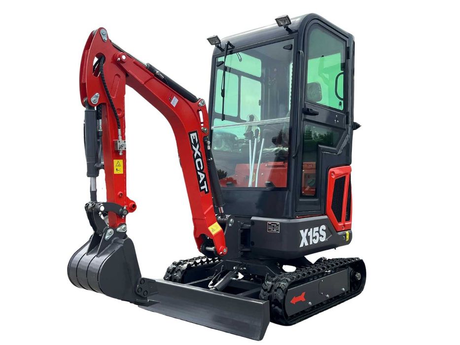 MINI KOPARKA Excat X15S 2024 Gwarancja Kredyt Leasing NOWA 1500 Kg ...