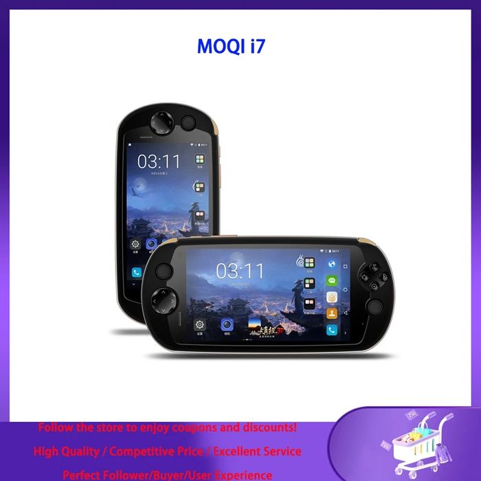 Игровая консоль Приставка: Moqi i7 с двумя SIM-картами-2,3,4.5G LTE: 9 ...