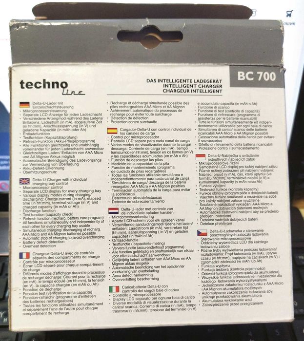 Интеллектуальное зарядное устройство Technoline BC 700: 700 грн ...