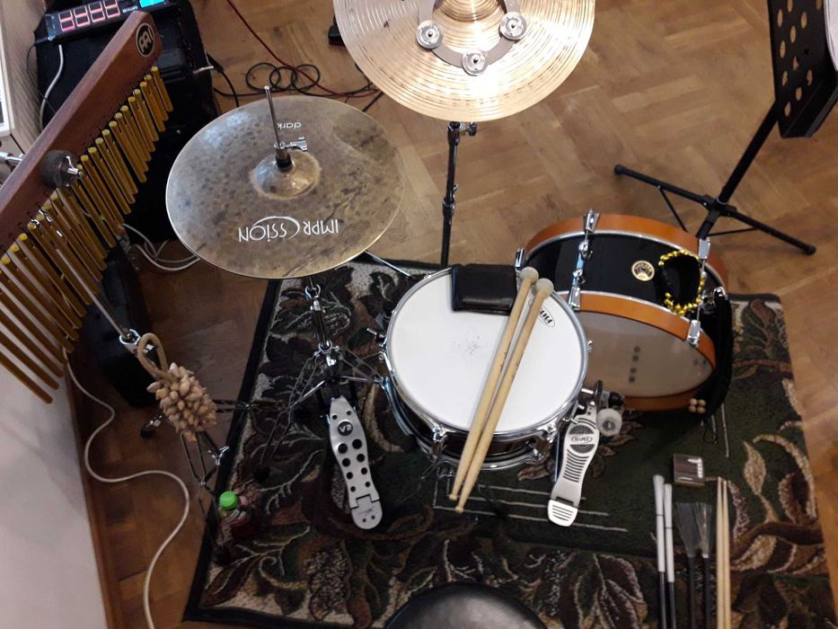 Perkusja Tama Club Jam Mini wraz z akcesoriami Żnin • OLX.pl