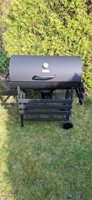 Grill ogrodowy z półkami i popielnikiem BBQ Party Kędzierzyn-Koźle ...