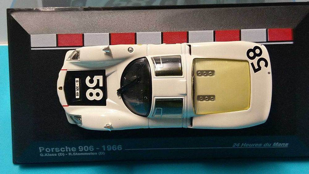 Porsche 906 #58: 24h Le Mans 1966 (Venc. Classe) - Altaya/IXO esc 1/43 Tomar • OLX.pt