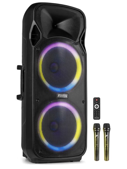 Coluna portatil 1400W Fenton FT212LED MK2 1400W P São Vicente • OLX.pt