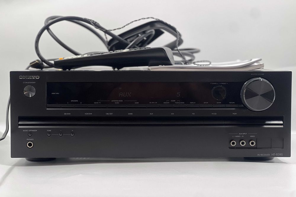 Amplituner ONKYO HT-R390 5.1 czarny Zemborzyce Podleśne • OLX.pl