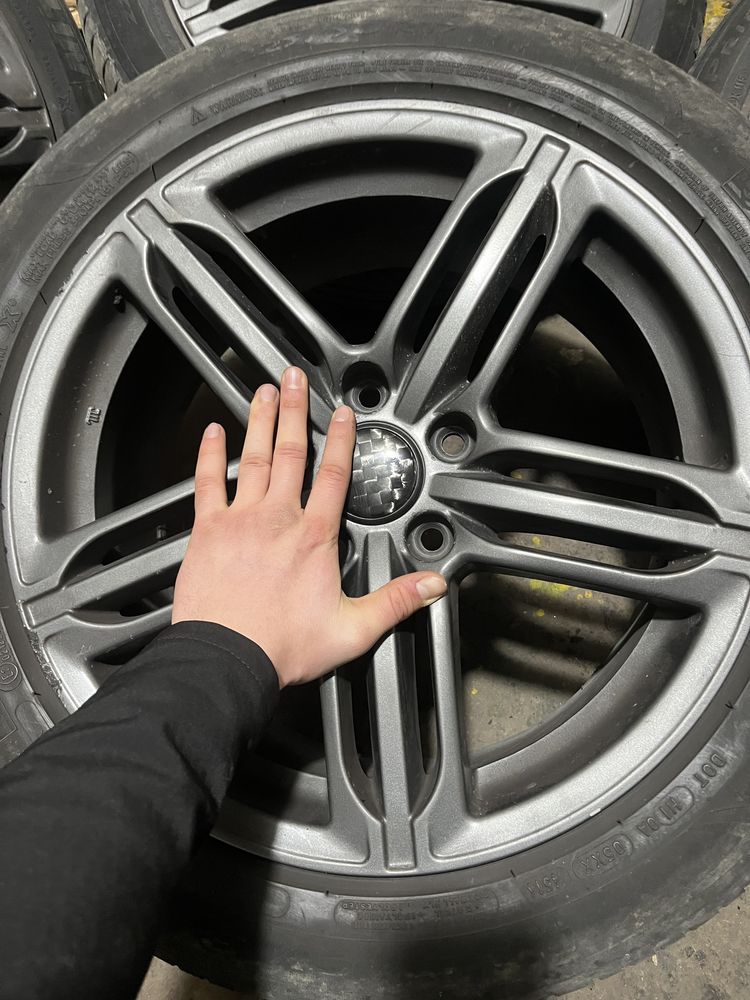 Диски R17 с резиной Ауди шкода Volkswagen черные: 450 $ - Колеса в ...