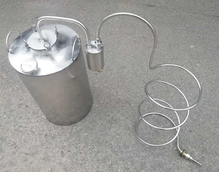 Непроточный дистиллятор с сухопарником, змеевик, дистилятор: 1 690 грн ...
