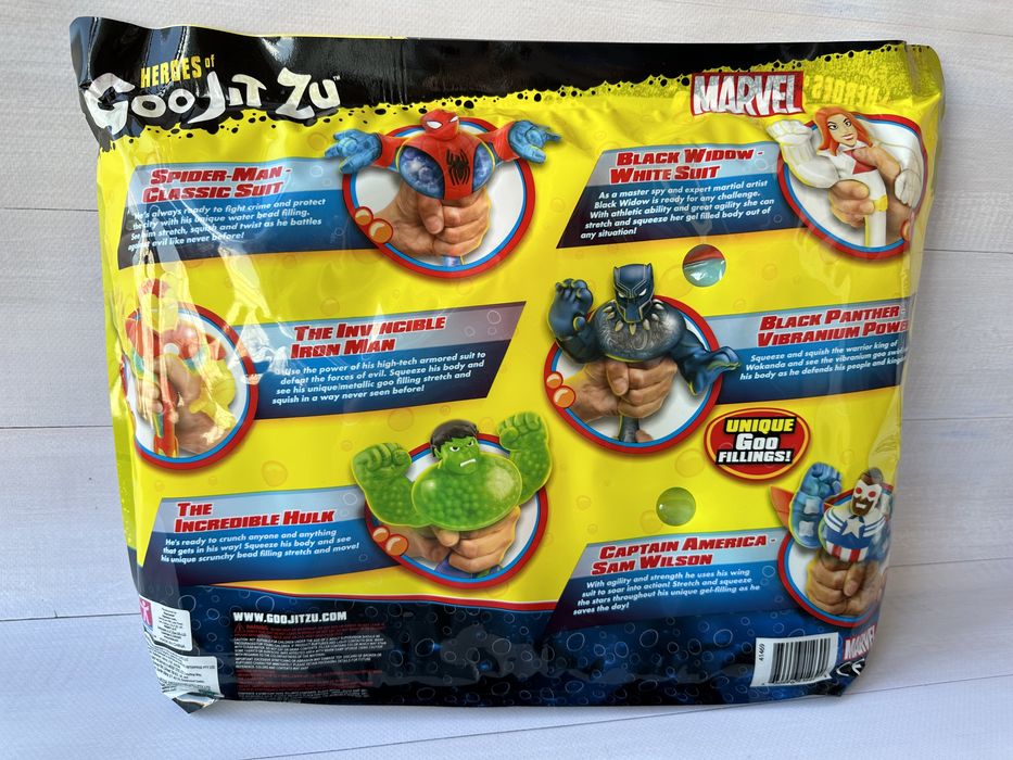 Goo Jit Zu Marvel Hero Mega 6 Pack Гу джи су марвел набір оригінал: 2 ...