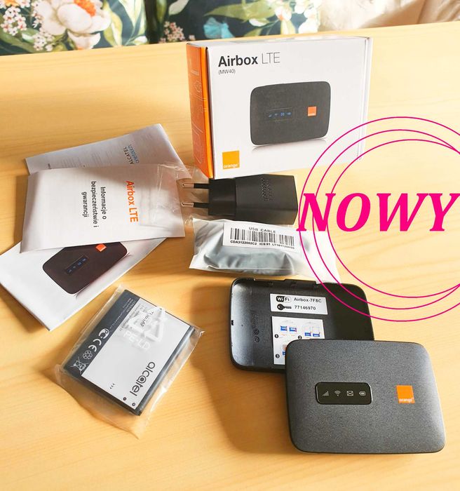 Mobilny LTE 4G Airbox LTE usb wifi alcatel NOWY orange MODEM ROUTER ...