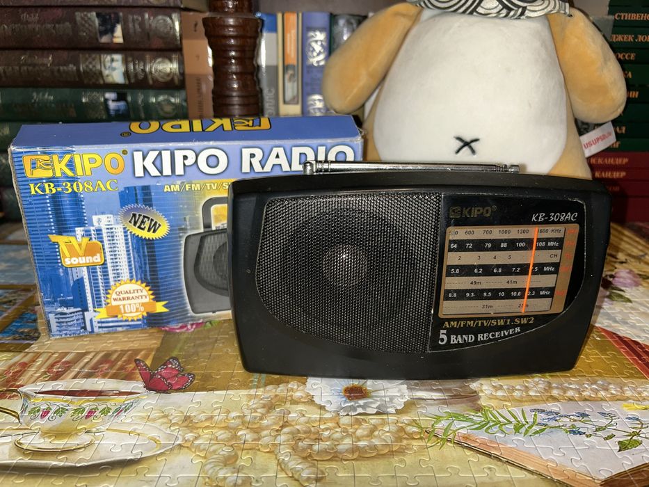 Портативный радиоприёмник KIPO KB-308AC: 200 грн. - Радіоприймачі Корсунці на Olx