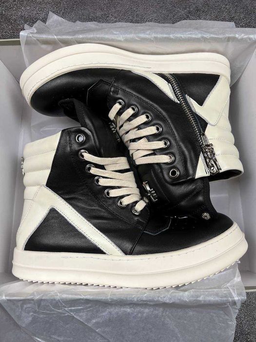Rick Owens x Chrome Hearts Geobasket Low Black: 4 999 грн. - Кросівки ...