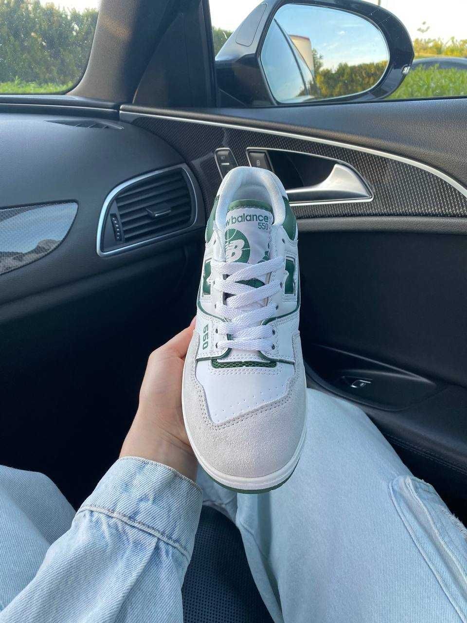 Кроссовки New balance 550 white green / Нью беленс 550 зеленые 38 39: 1 ...