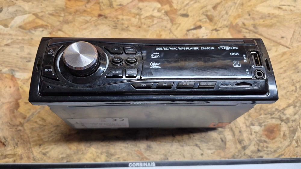 AUTO-RÁDIO TECHFUZZ DH-3016-MP3-USB/Cartão TF-ISO-AB-Painel FIXO 4x50w ...