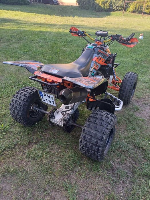 Suzuki LTZ 400 po swapie na KTM 690 zarejestrowana Kielce • OLX.pl