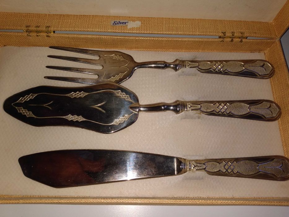 Sztućce srebrne albo posrebrzane próba 800 Słupsk • OLX.pl