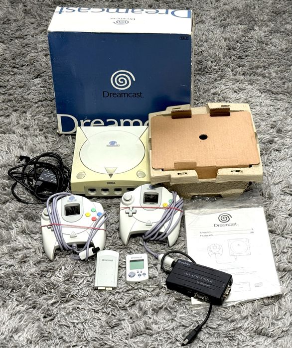 Sega Dreamcast Box Komplet VGA Rumble Pack VMU Warszawa Targówek • OLX.pl