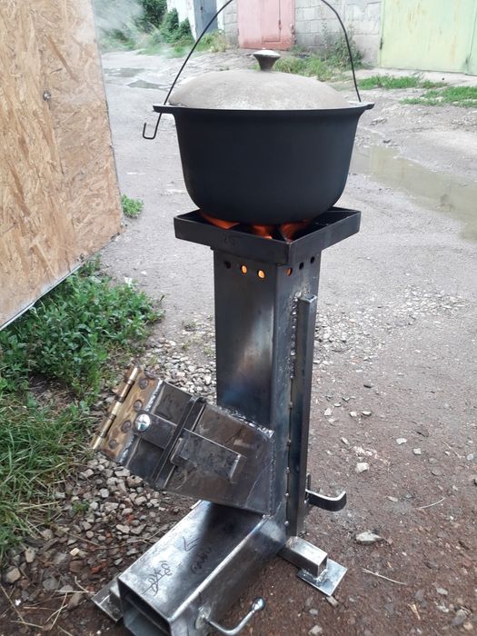 Печь ракета-щепочница.(турбопечь) Турбопіч-ракета.: 2 950 грн. - Посуд ...